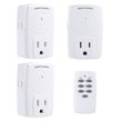 Wireless Remote Control Wall Socket (1 Remote + 3 Outlets) | BN-LINK
