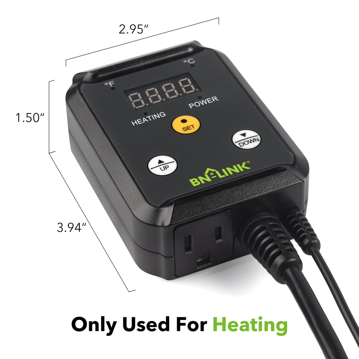 Digital Heat Mat Thermostat Controller 40-108°F BN-LINK