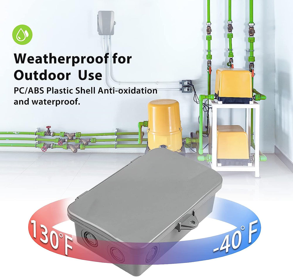 BN-LINK Outdoor Pool Heavy-Duty Smart WiFi Box Timer Switch