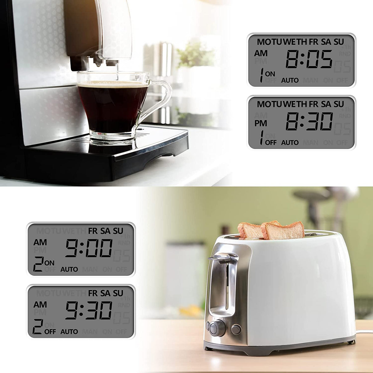 Digital Outlet 7 Day Heavy Duty Programmable 3-Prong Grounded BN-LINK