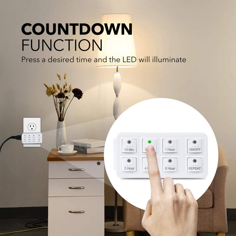 BN-LINK Smart Digital Countdown Timer With Repeat Function