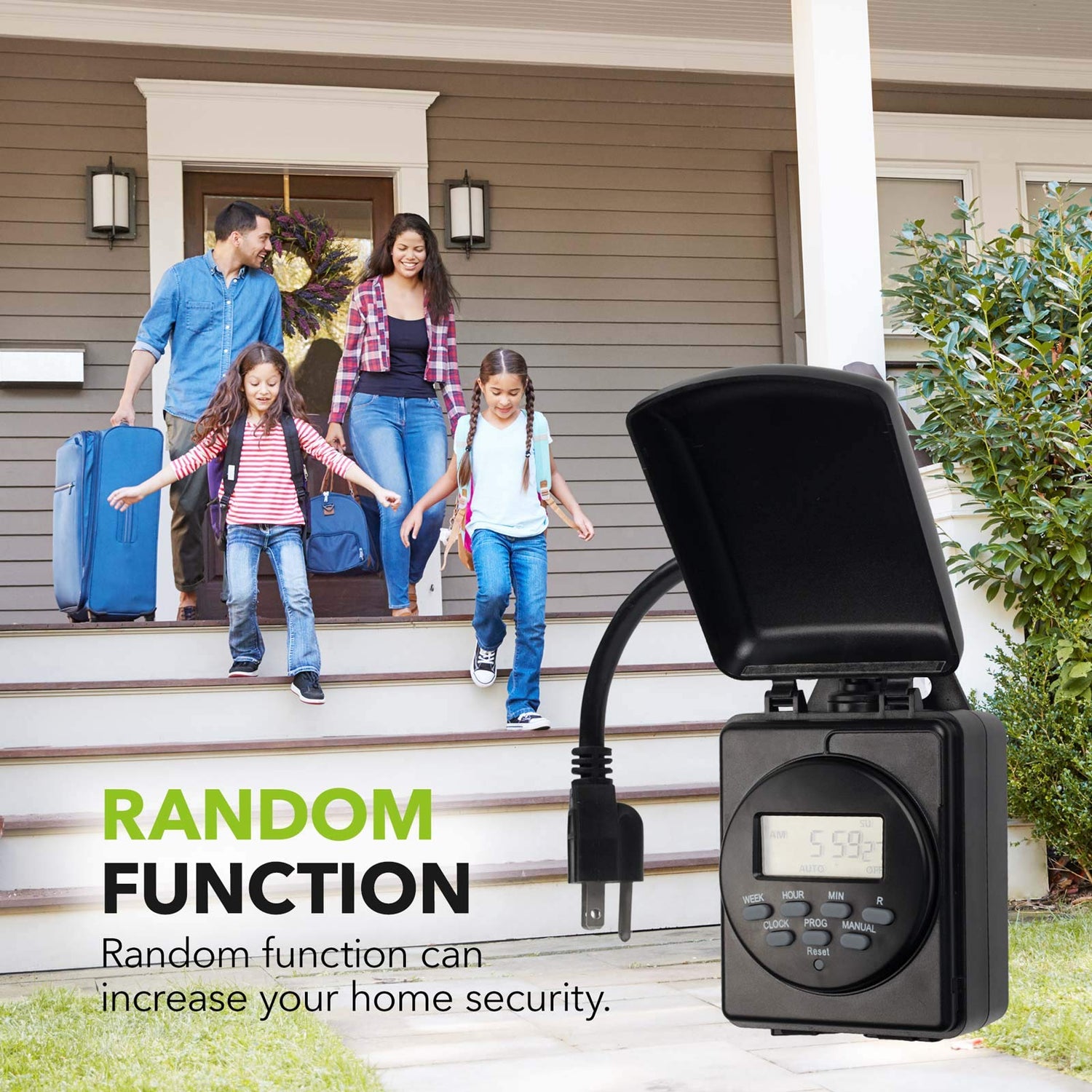 7-Day Heavy Duty Digital Timer | BN-LINK