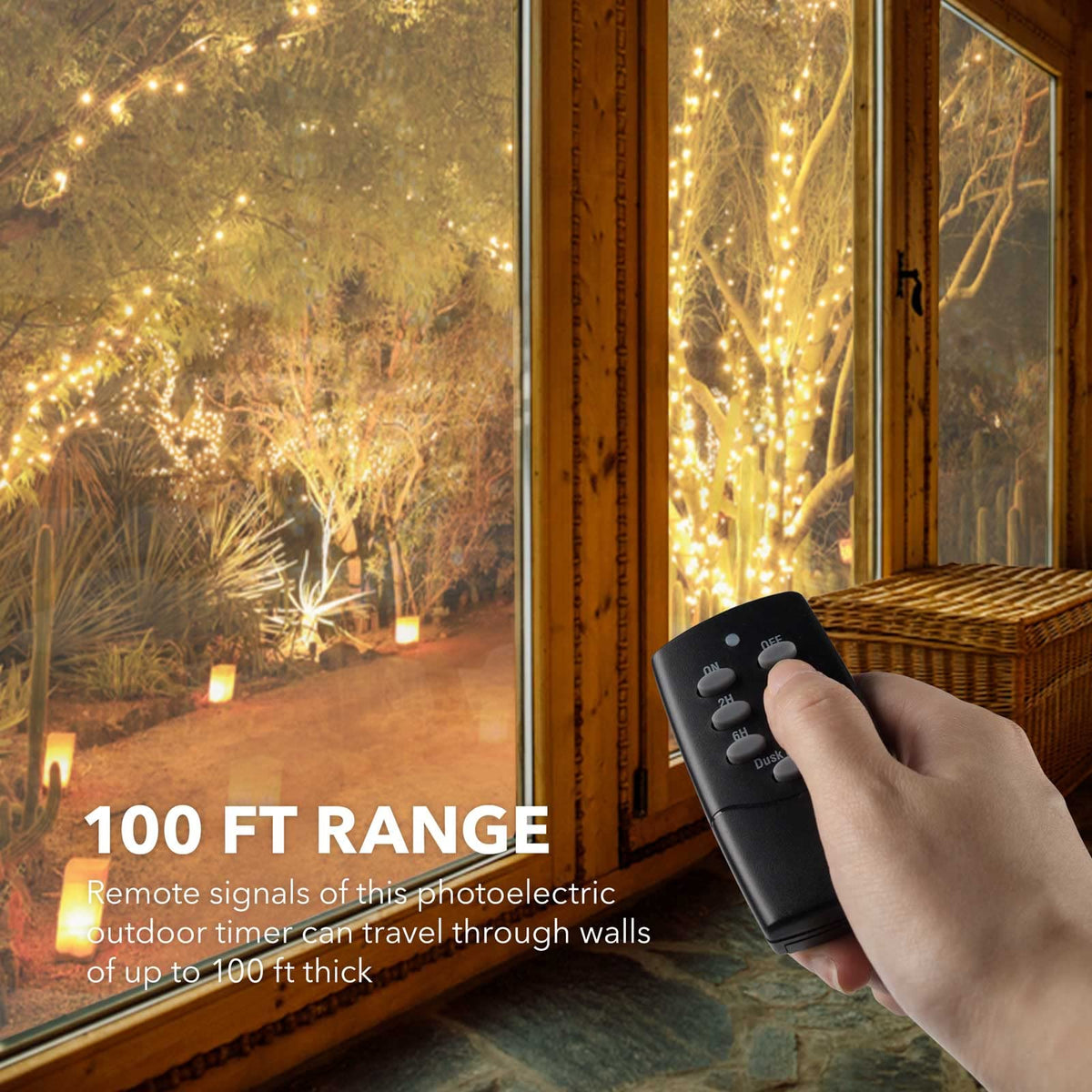 Outdoor Remote Photoelectric Countdown Timer Photocell Light Sensor BN